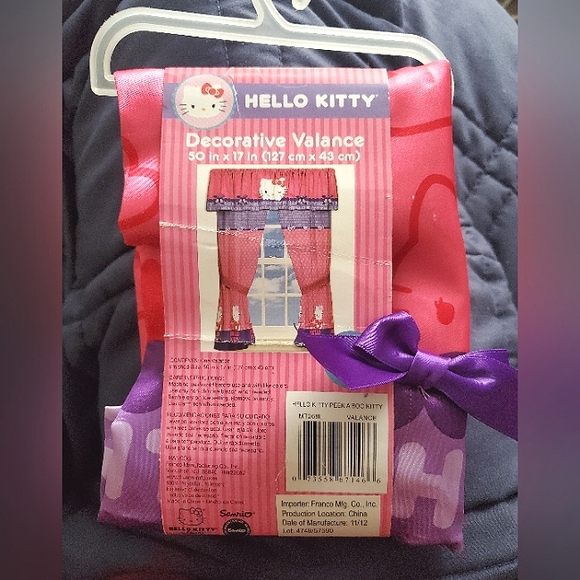 Hello Kitty | Accents | Hello Kitty Springtime Friends Window Valance ...